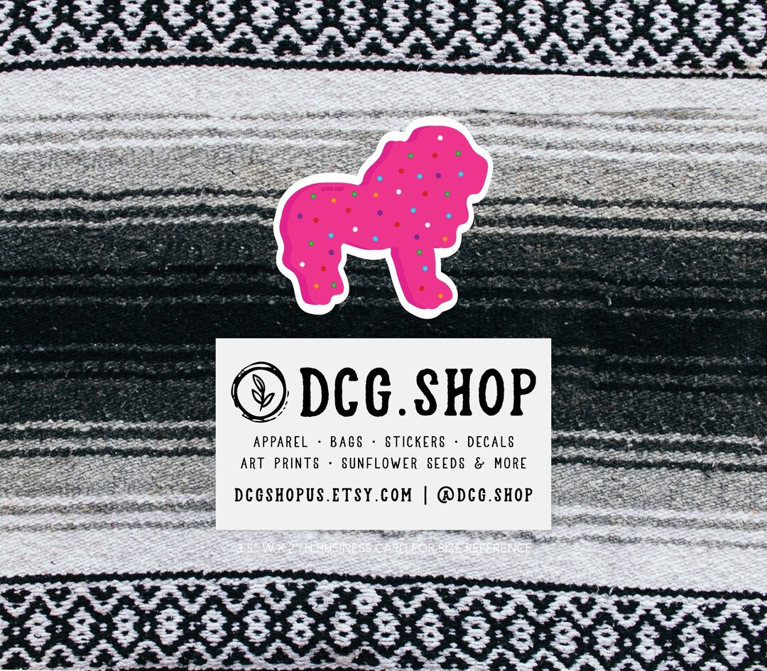 Animal Cracker Sticker Dcg.shop - Etsy