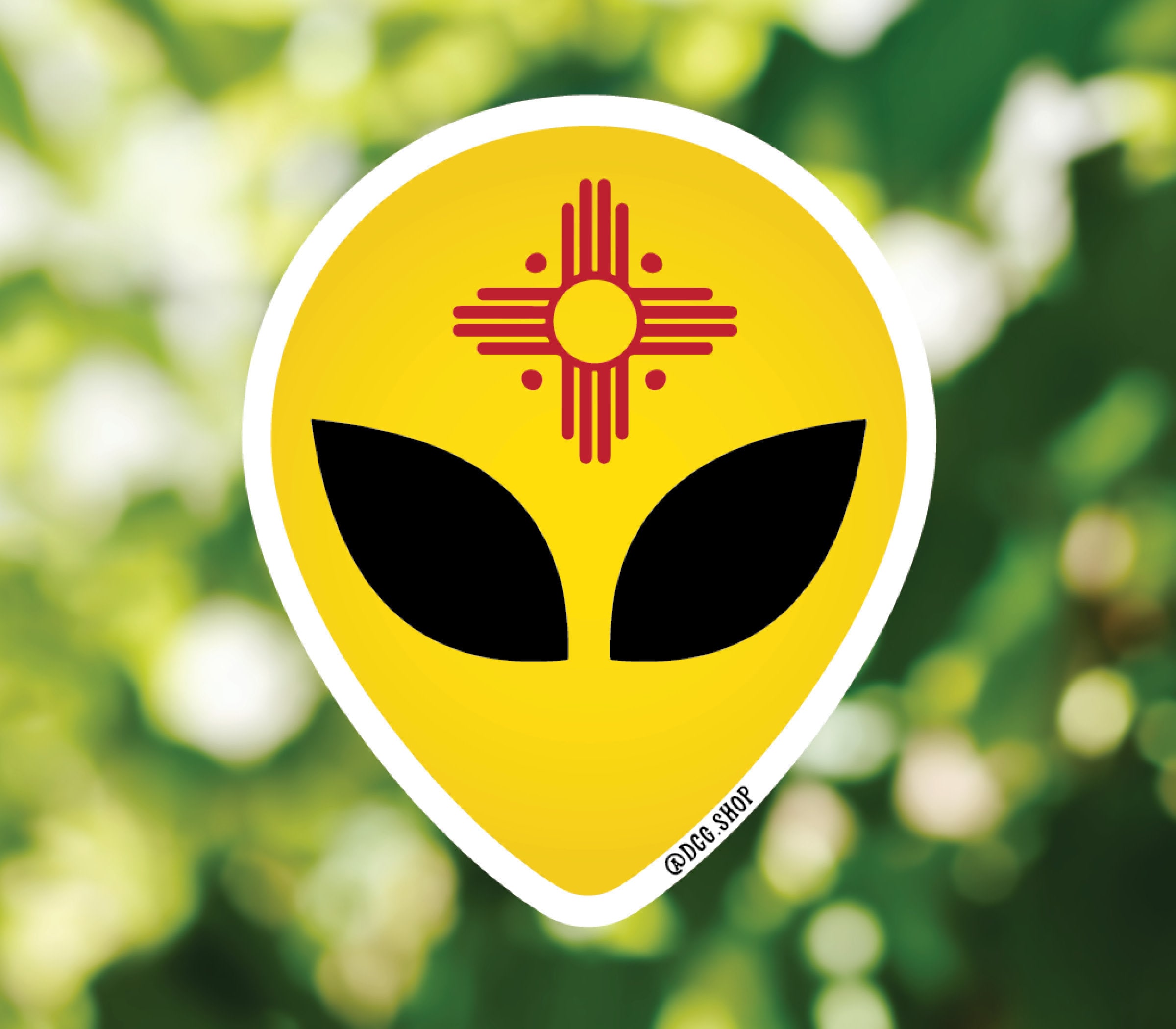 Alien Stickers Alien With Zia Stickers Dcg.shop | Etsy