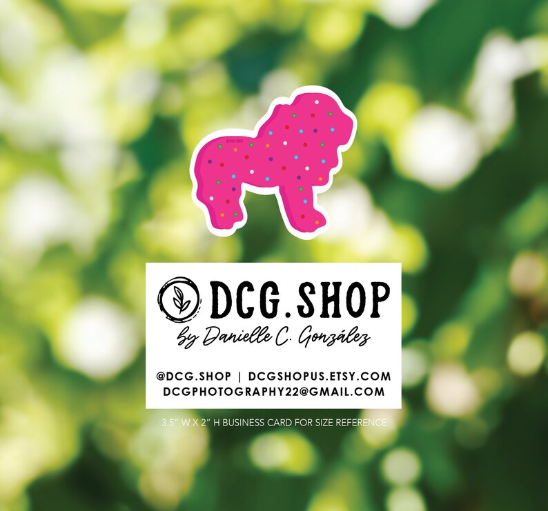 Animal Cookie Sticker - Dcg.shop - Etsy