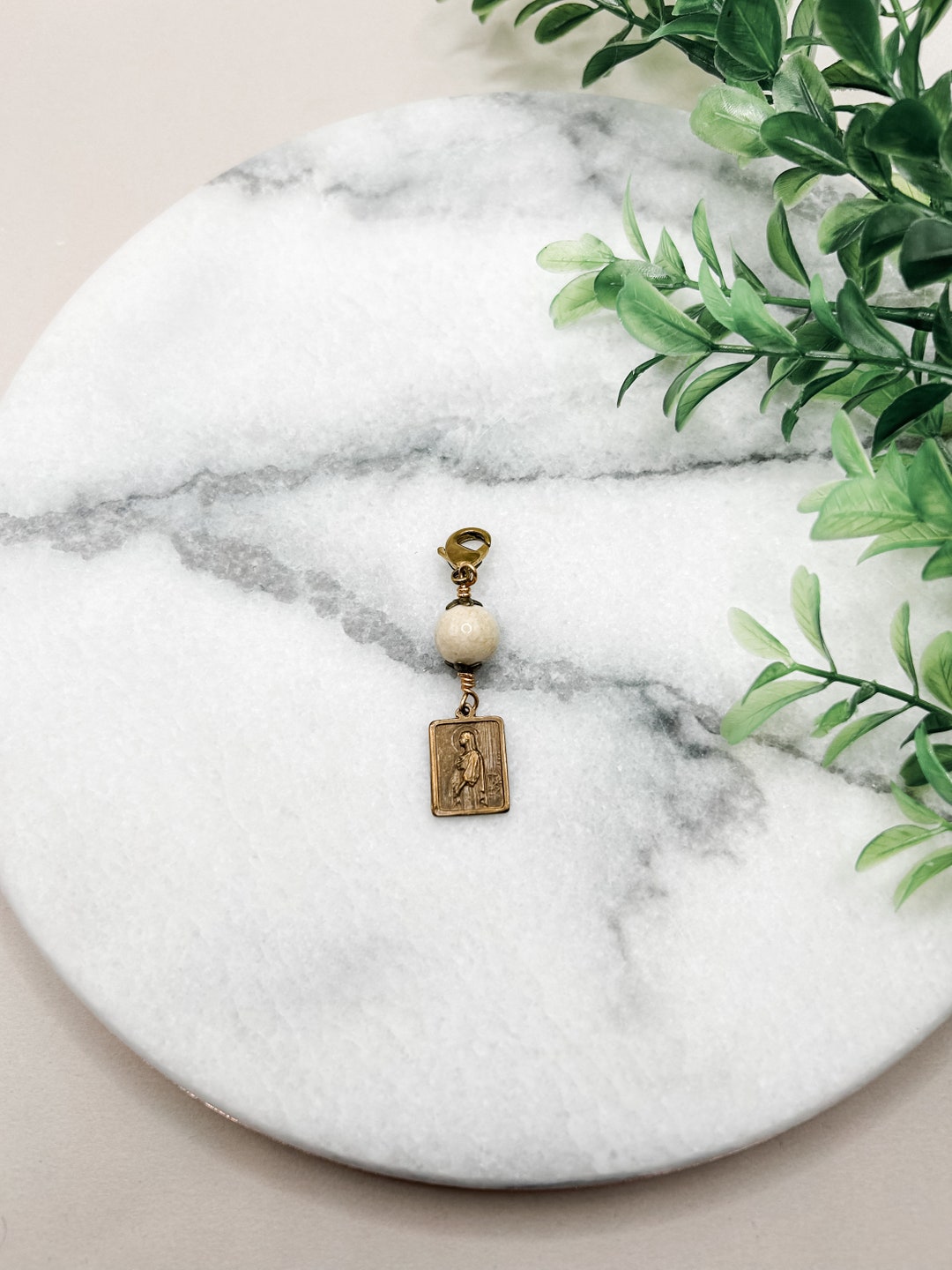 St. Philomena & John Vianney Zipper Pull/bag Charm/purse Clip/keychain ...