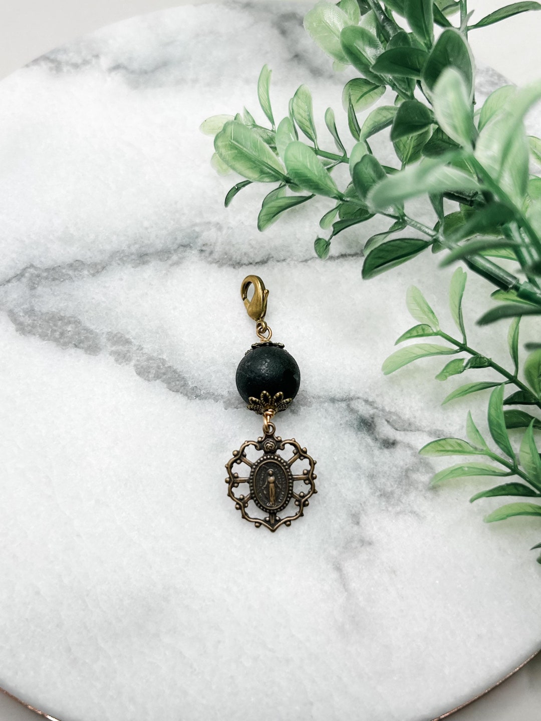 Seven Sorrows of Mary Zipper Pull/bag Charm/bag Clip/purse Clip ...