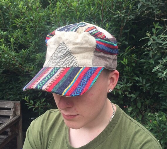 Funky colourful festival Hat cap | Etsy