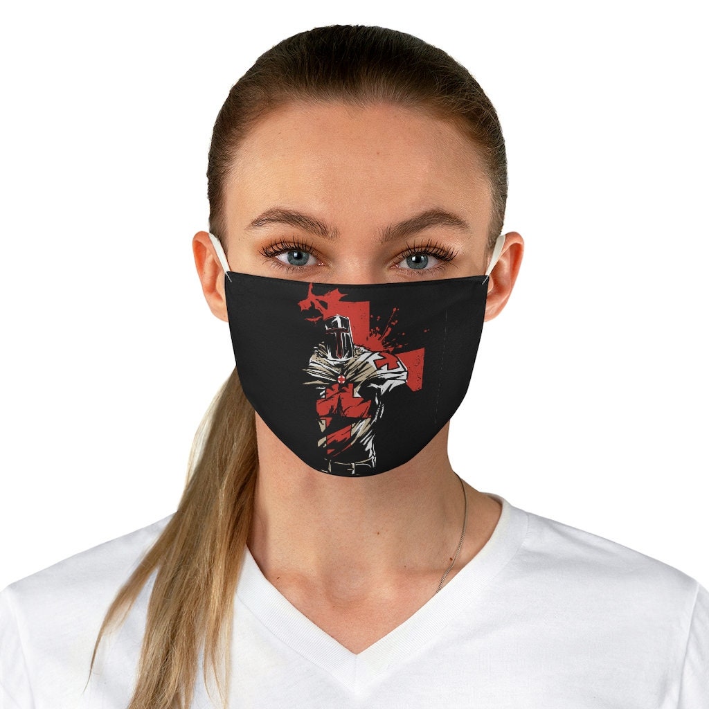 Knights Templar Face Mask, Christian Face Mask, Christian Dad Gift ...