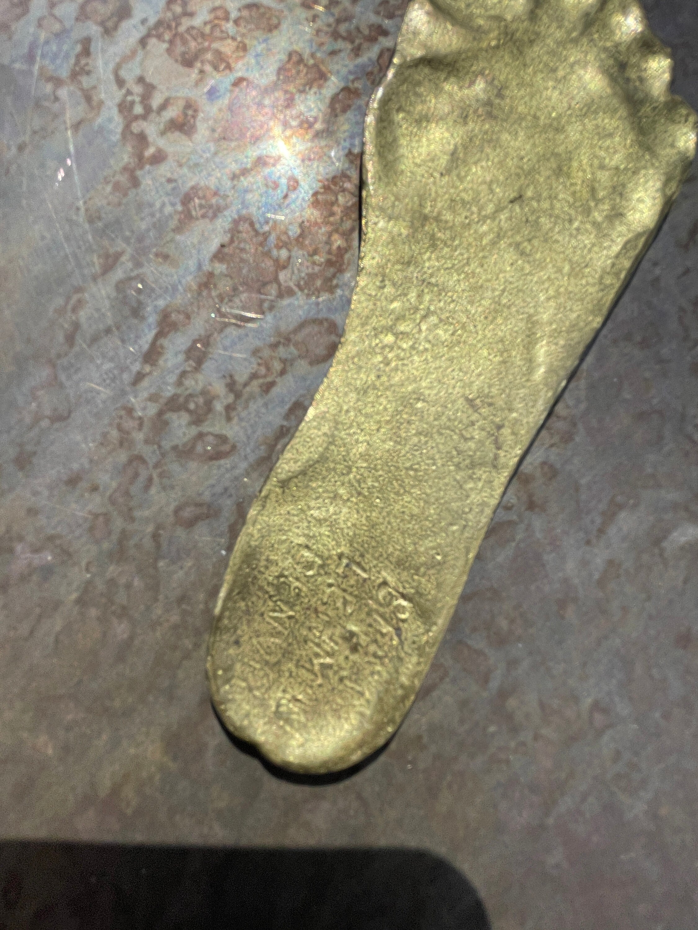 Vintage Bronze Scultural Realistic Foot Paperweight - Etsy