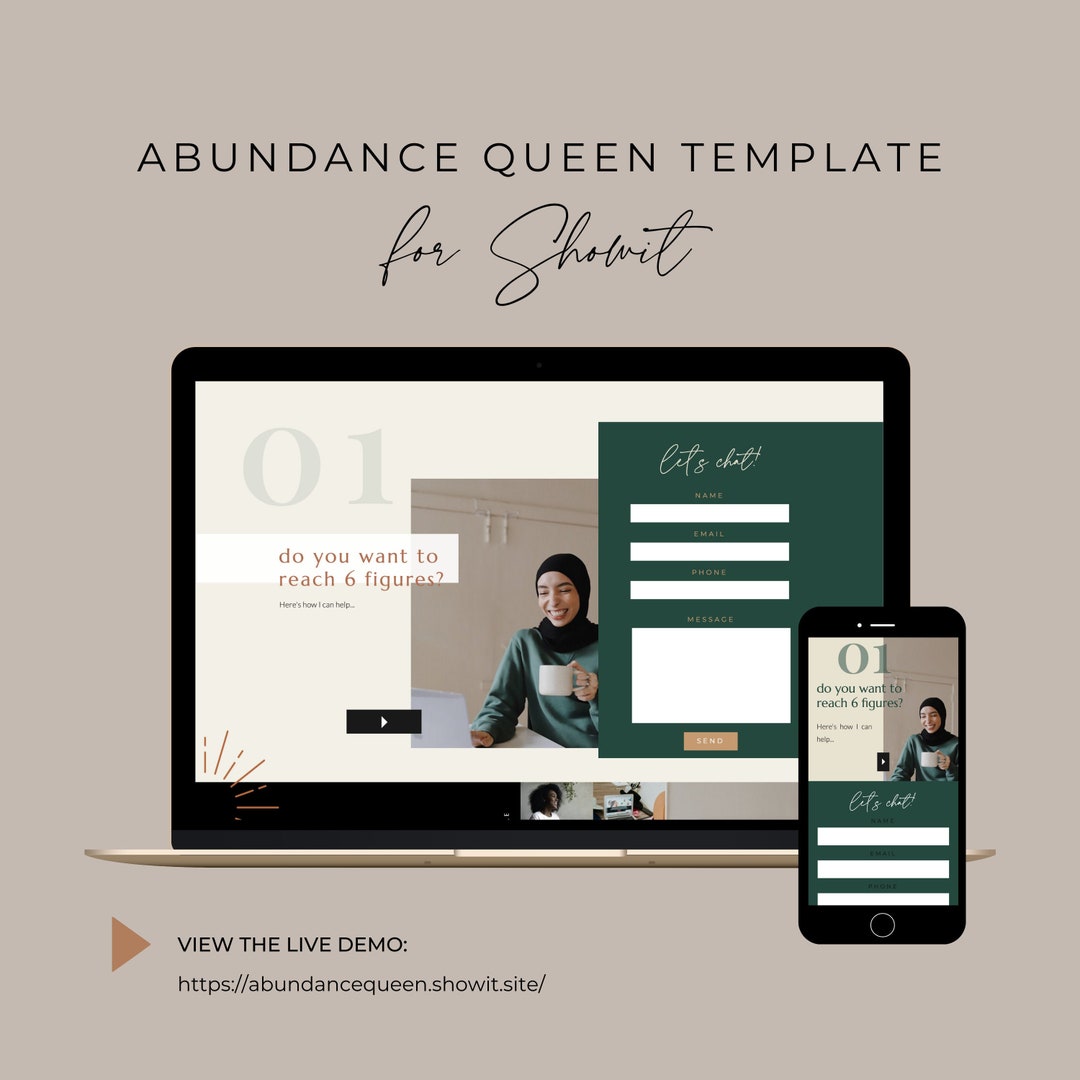 Showit Website Template, Boho Earthy Design (instant Download) - Etsy