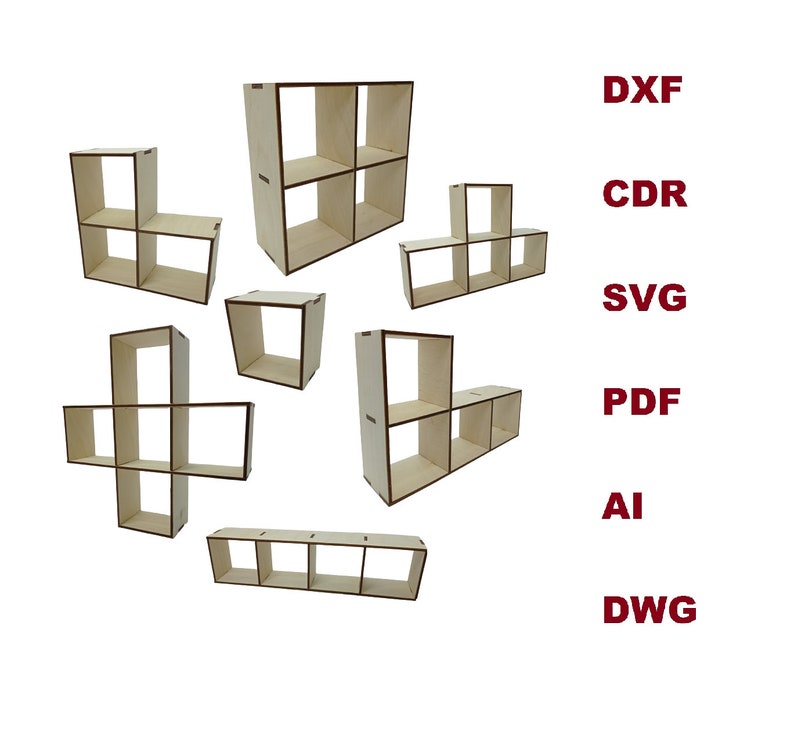 Set of 8 Racks DIY Shelf for Shoes and Clothes for Dolls Blythe ...