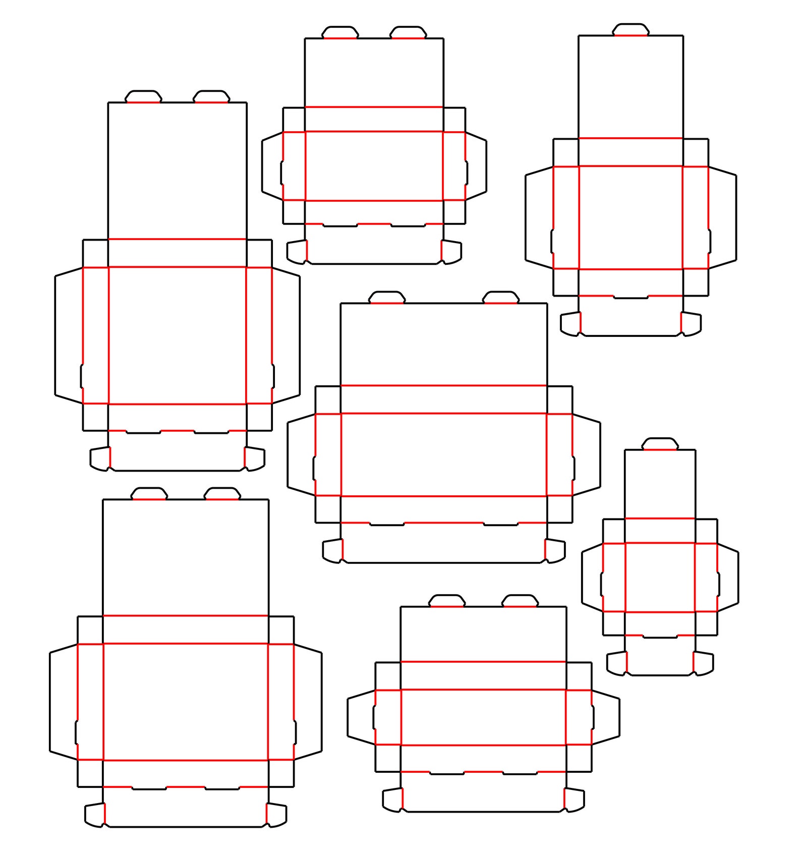 DIY Custom Box Template Cardboard Digital Download - Etsy