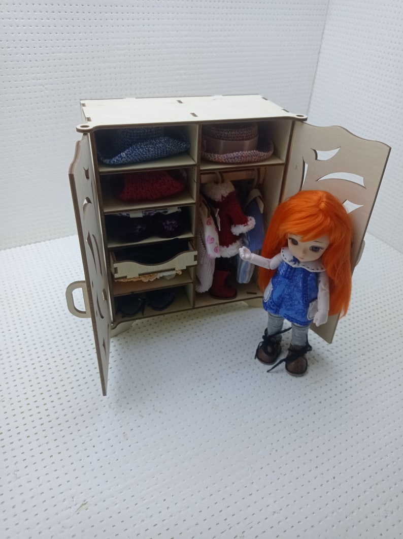 Furniture Miniatures Wardrobe Craft Miniature Vector Plans - Etsy