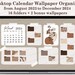 Desktop Wallpaper Organizer Calendar 2024, Mac & Windows Desktop Folder ...