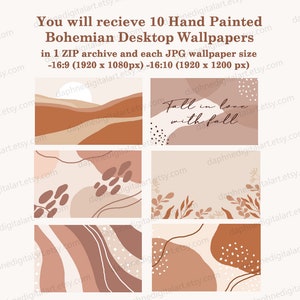 Boho Desktop Wallpaper , Laptop Wallpaper , MacBook Wallpaper , Fall ...