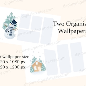 Christmas Desktop Icons , Winter Desktop Wallpaper Organizer , MAC ...