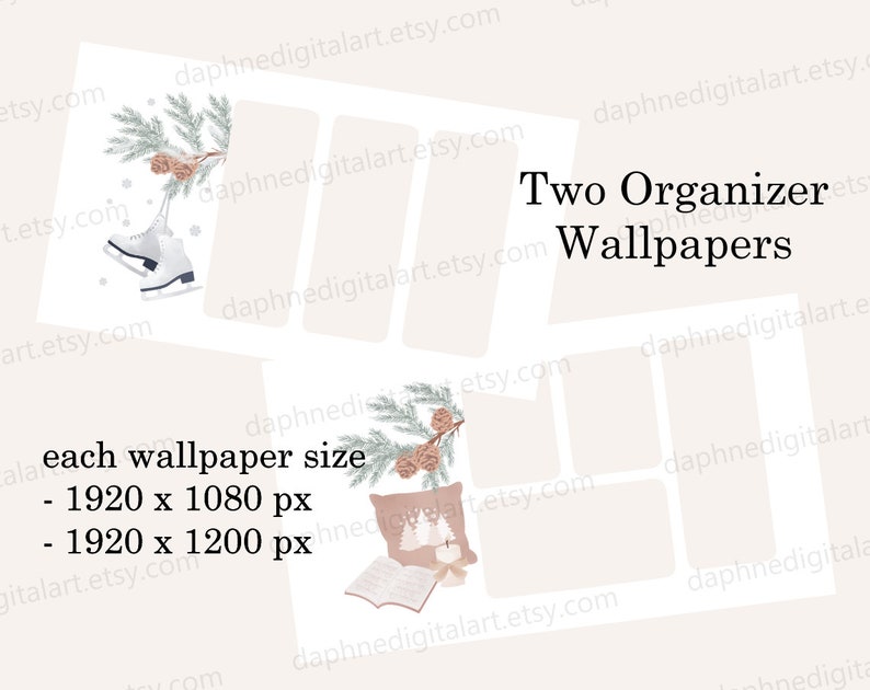 Christmas Desktop Icons, Desktop Wallpaper Organizer Aesthetic , Mac ...