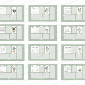 Desktop Wallpaper Organizer Calendar 2024 2025, Mac and Windows Desktop ...