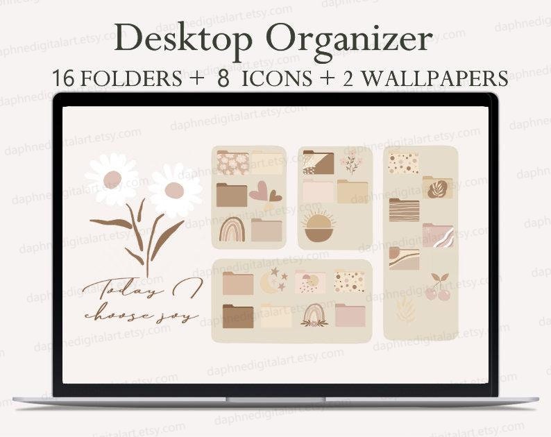 Desktop Wallpaper Organizer Mac Windows Organizer Mac and - Etsy
