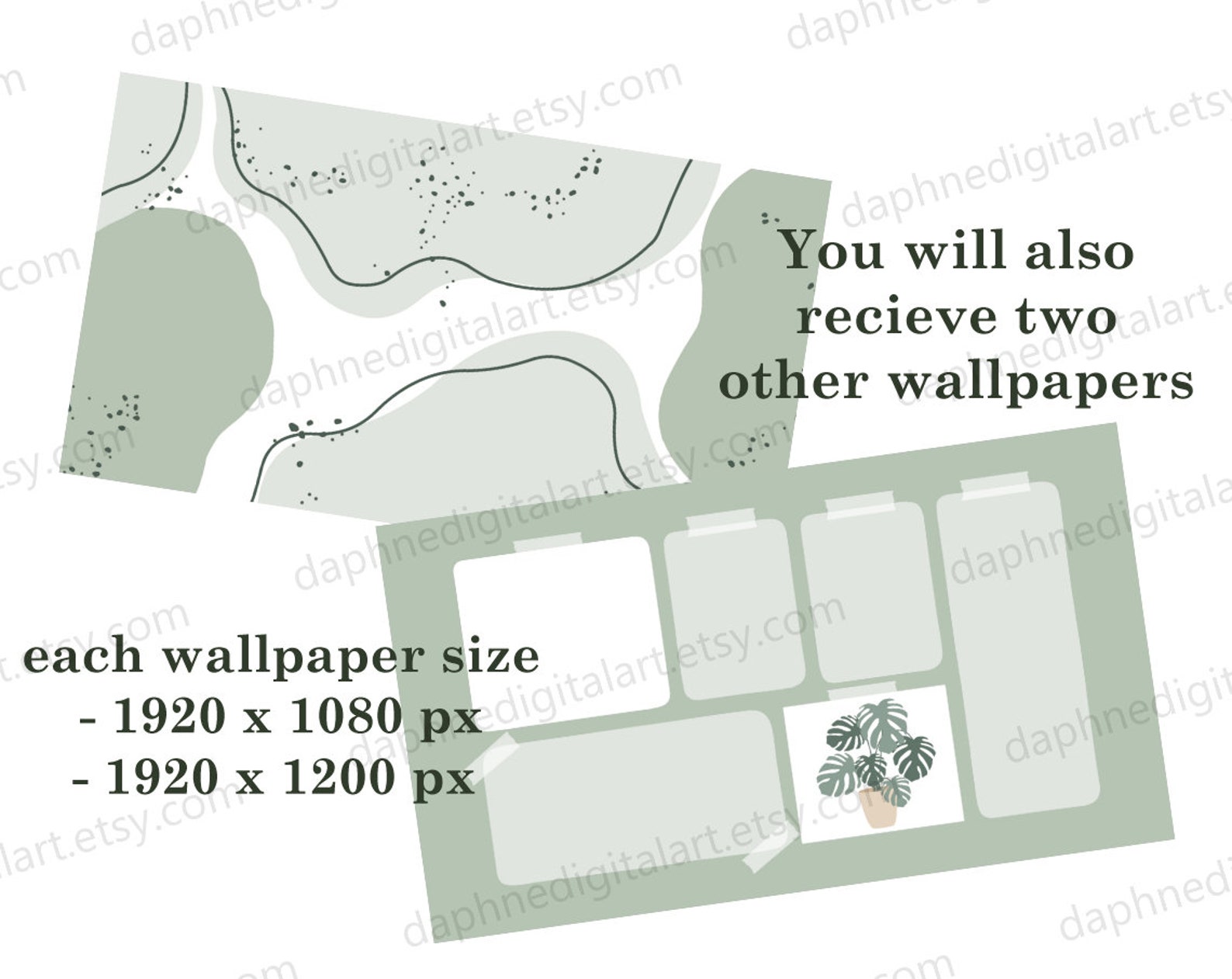 Desktop Wallpaper Organizer Calendar 2022 2023 Mac and - Etsy