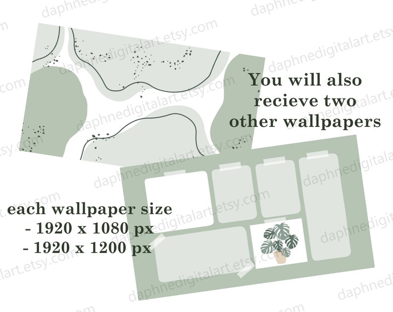 Desktop Wallpaper Organizer Calendar 2022 2023 Mac and - Etsy