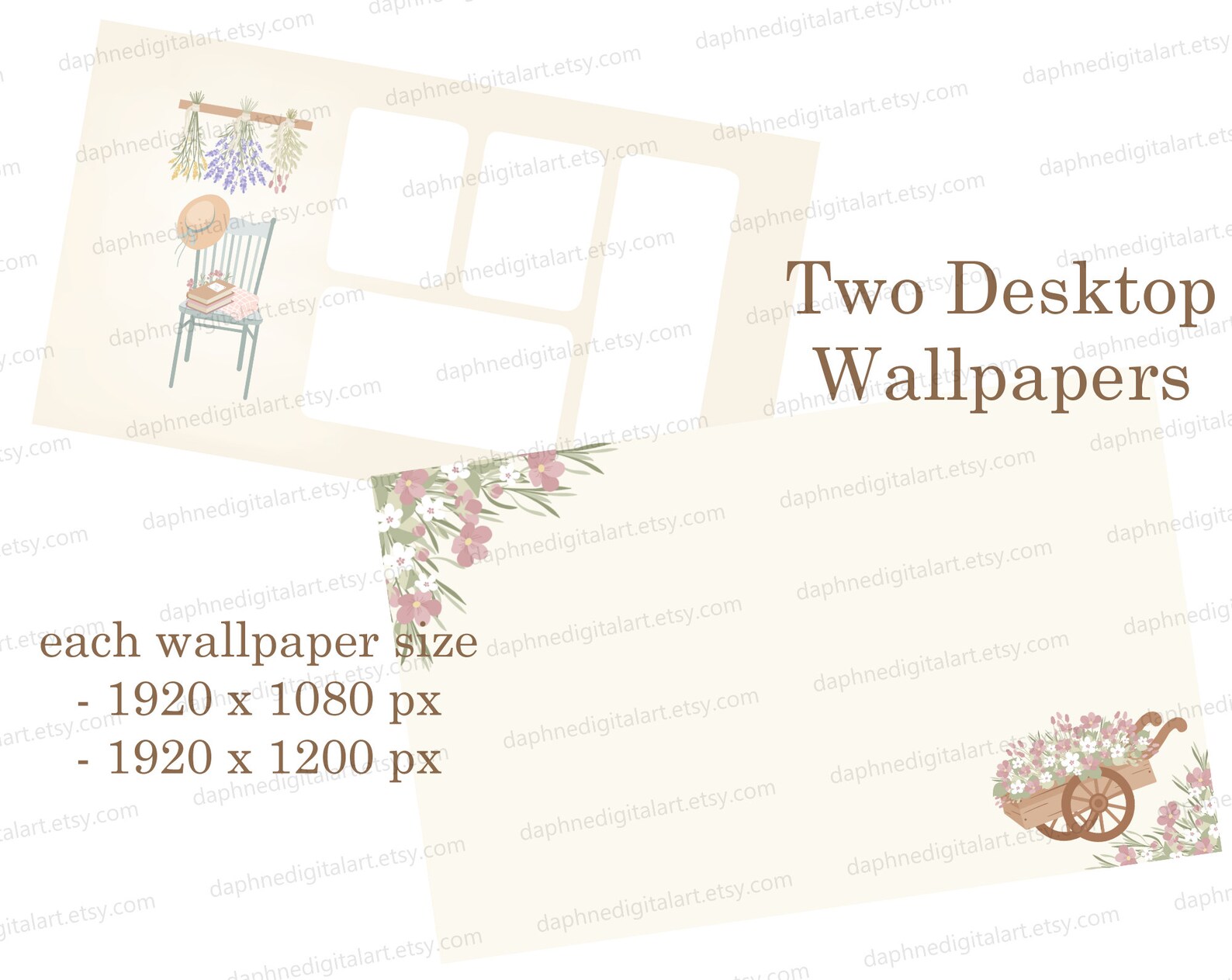 Aesthetic Desktop Folder Icons and Wallpapers, Mac & Windows Icons ...