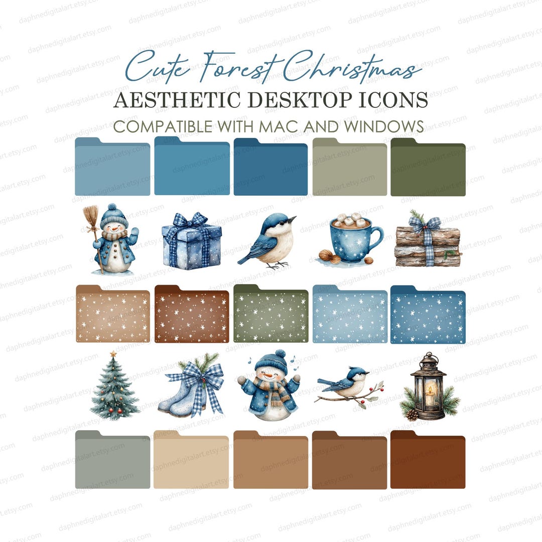 Christmas Desktop Folder Icons Mac Windows Macos Desktop Folder Icons ...