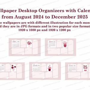 Desktop Wallpaper Organizer Calendar 2025, Desktop Folder Icons for MAC ...