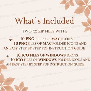 Fall Desktop Icons, Cute Desktop Folder Icons, MAC Windows Icons ...