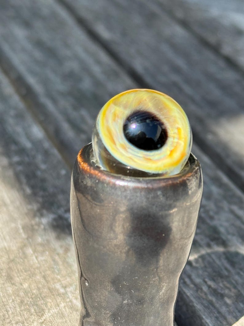 Eyeball Marble | Handmade Pyrex Borosilicate Glass - Etsy