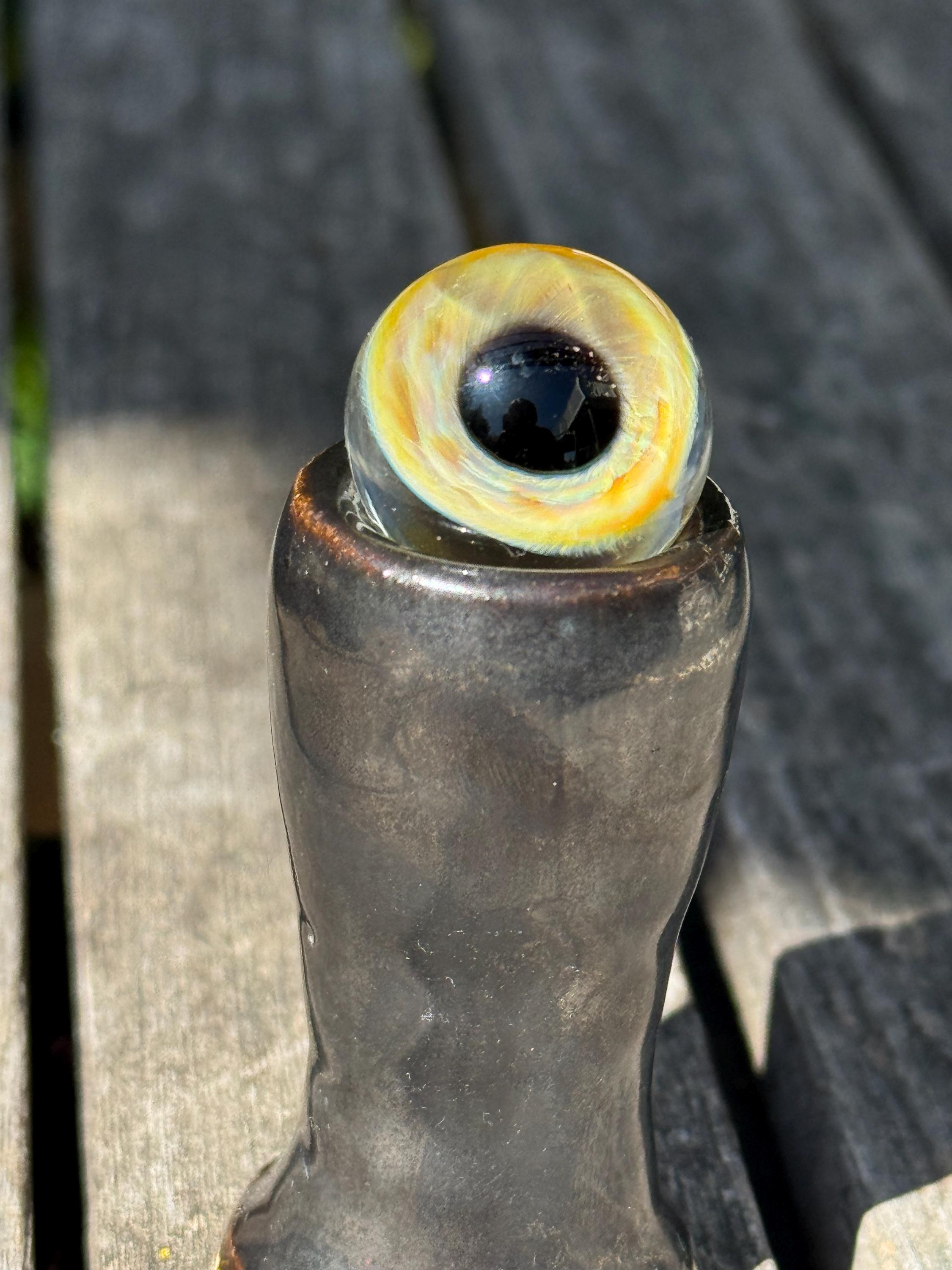 Eyeball Marble | Handmade Pyrex Borosilicate Glass - Etsy
