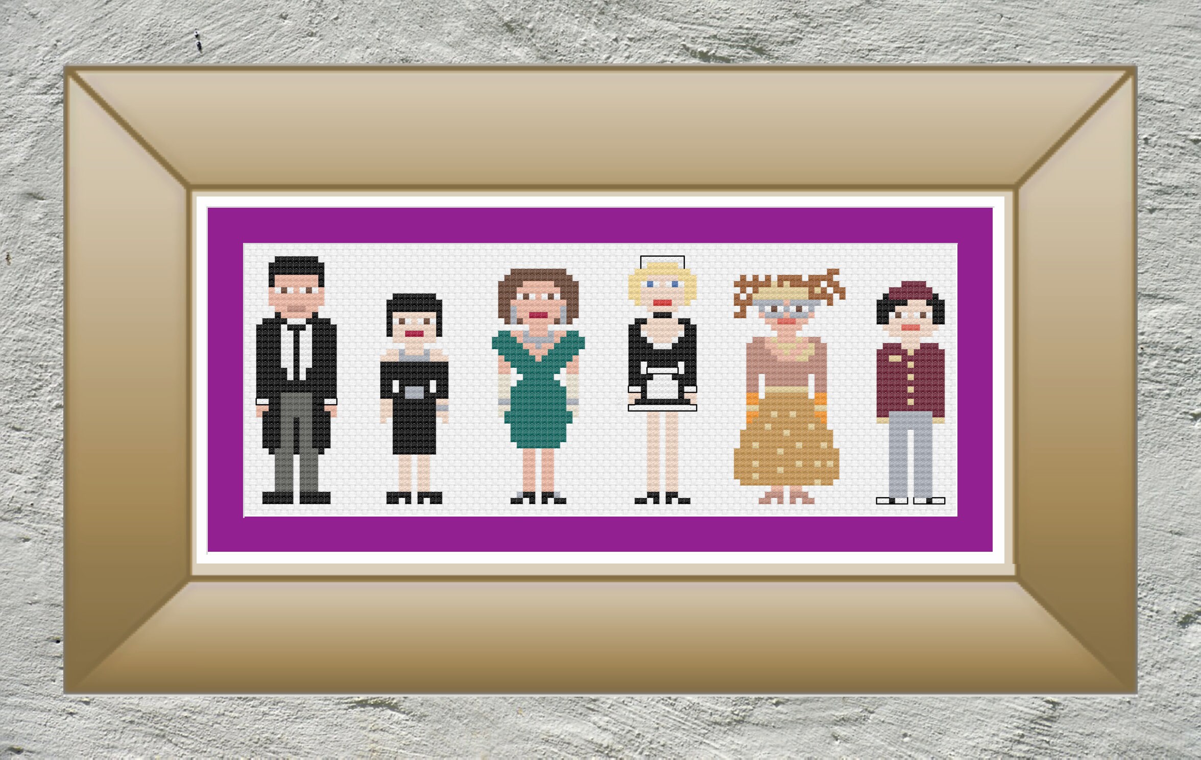 1985 Clue Movie Cross Stitch Pattern Fun Easy Pop Culture - Etsy
