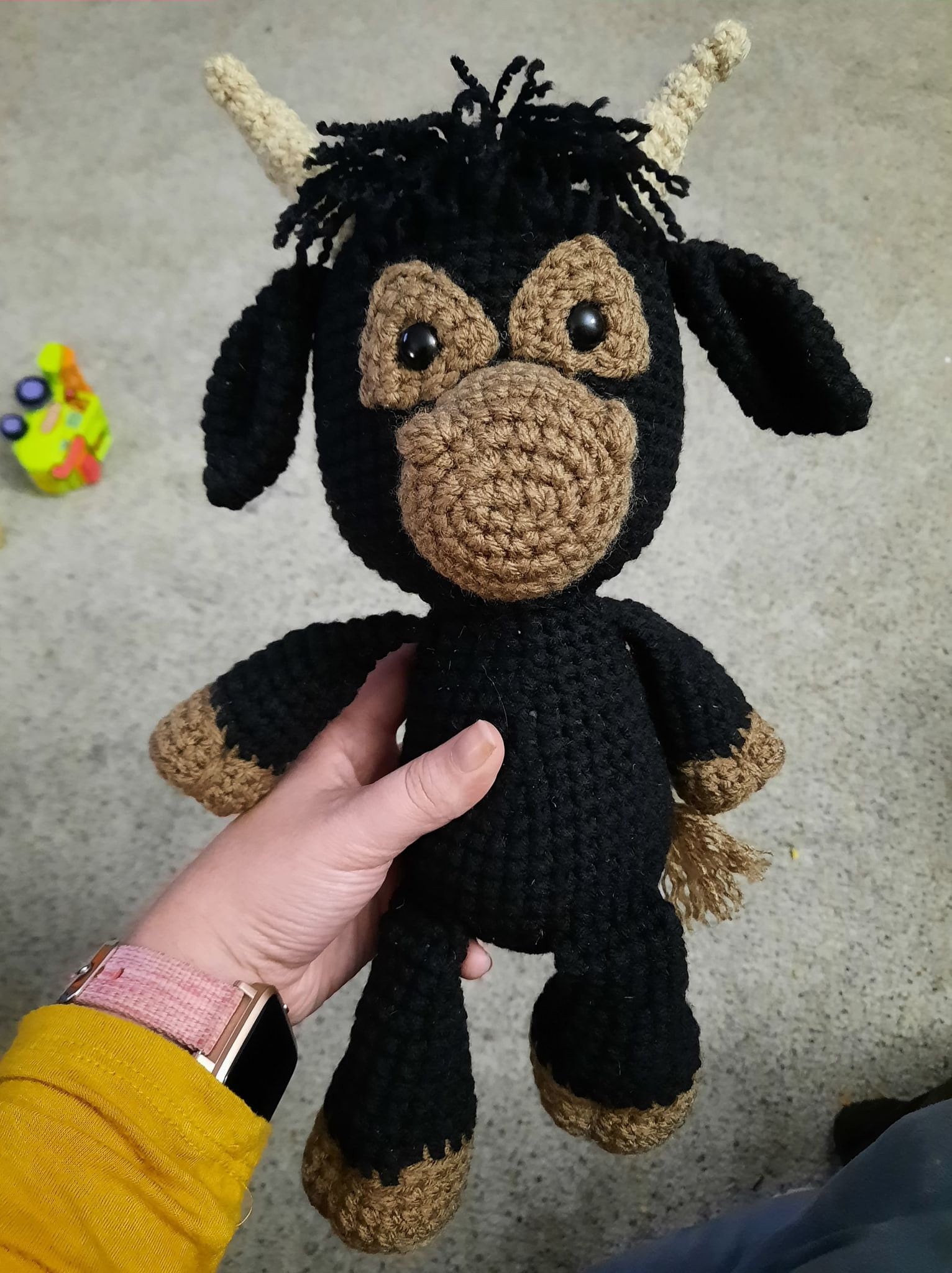 CROCHET PATTERN Flower the Yak Bull Amigurumi Pattern Crochet Stuffed ...