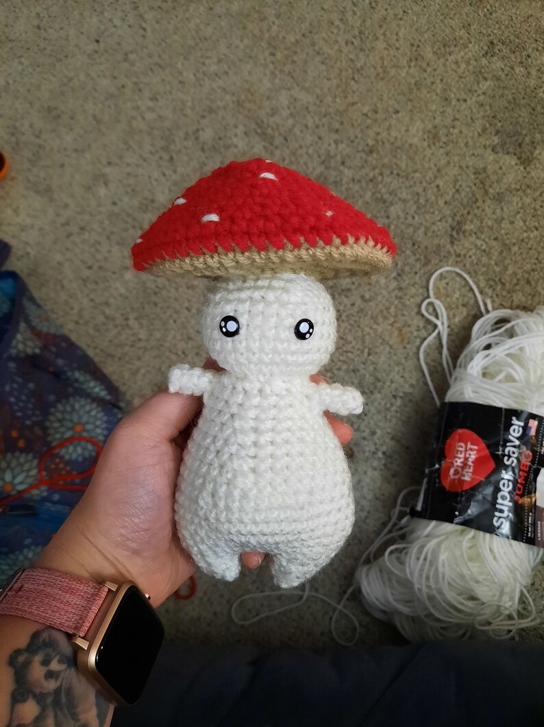 CROCHET PATTERN Tiny Toadstool Sprite Amigurumi Pattern - Etsy