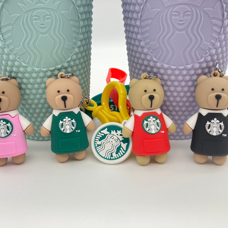 Starbucks Bear Keychain - Etsy