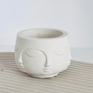 Set of 3 Namaste Hydrostone Concrete Candle Jars Candle Making ...