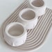 Set of 3 Namaste Hydrostone Concrete Candle Jars Candle Making ...