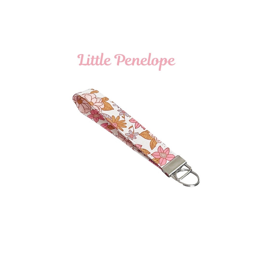 Key Wristlets With Matching Bow Custom Keychains, Key Fob, Floral Key ...