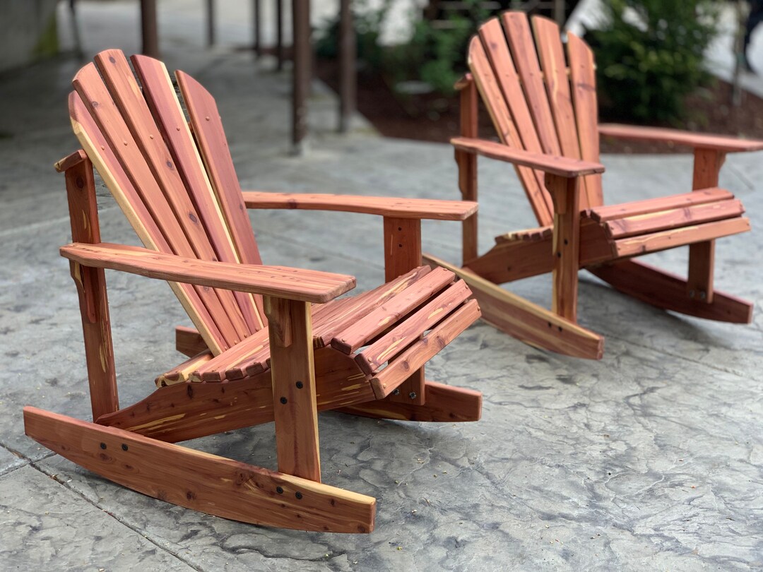 Rocking Chair | Adirondack Chair | Adirondack Rocking Chair | Cedar ...