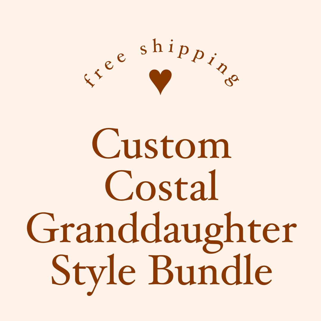 Custom Style Bundle Includes 3, 5, or 10 Items Boho Personalized ...