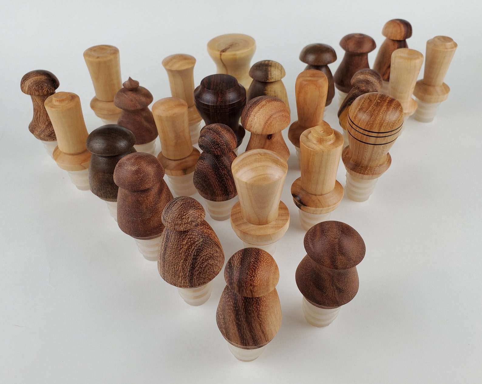 Handmade Turned Wood Bottle Stopper / Assorted - Etsy