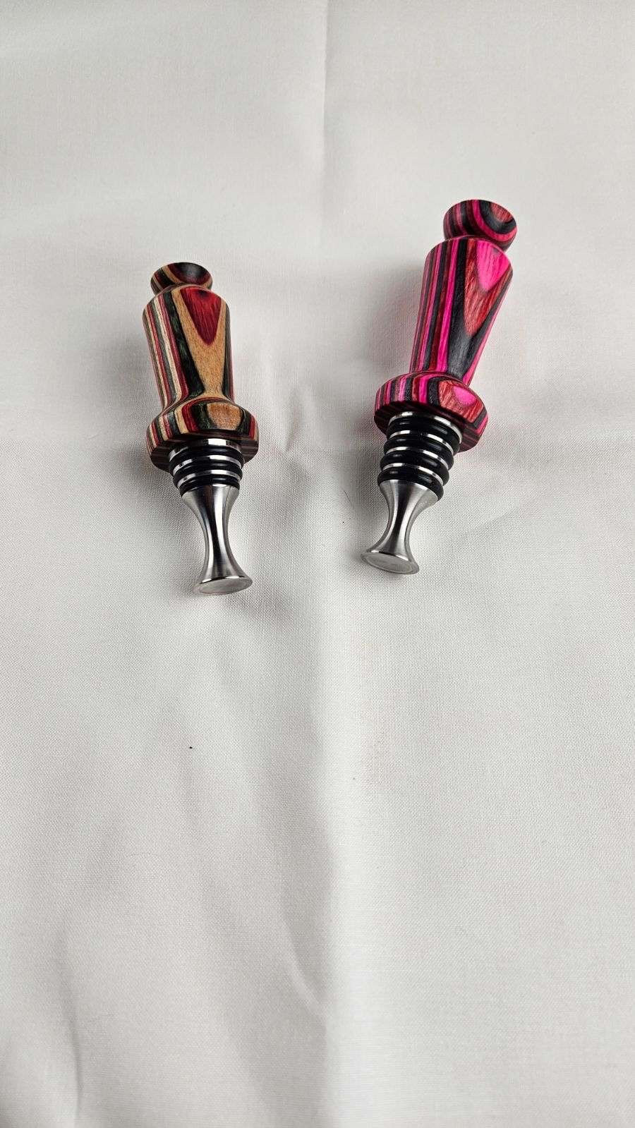 Handmade Turned Wood Bottle Stopper-festive - Etsy