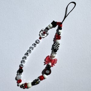 Formula 1 Phone Charm: Beaded F1 Driver Keychain - Etsy