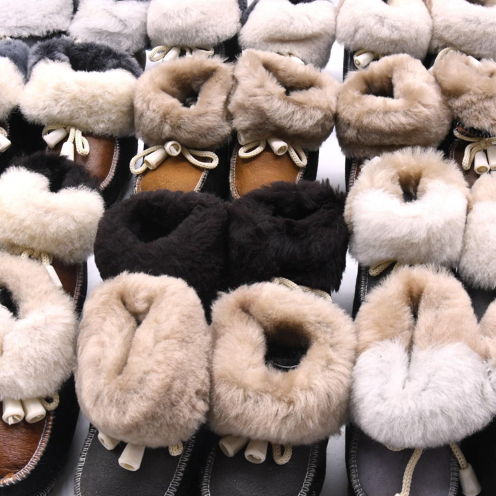 Baby Slippers, Newborn SHEEPSKIN SLIPPERS 0-9 Months, Babyshower Gift ...