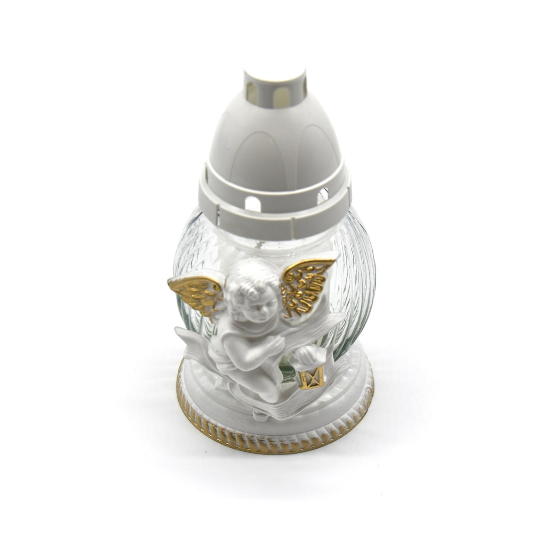CEMETERY MEMORIAL CANDLE Angel Polski Znicz - Etsy
