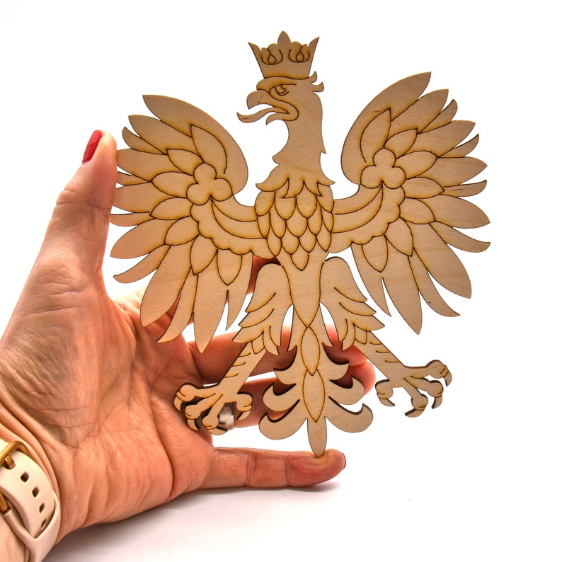 Wood Carved POLISH EAGLE, Poland, Polska - Etsy