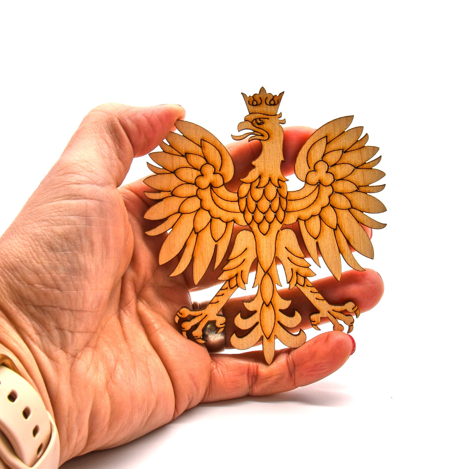 Wood Carved POLISH EAGLE, Poland, Polska - Etsy
