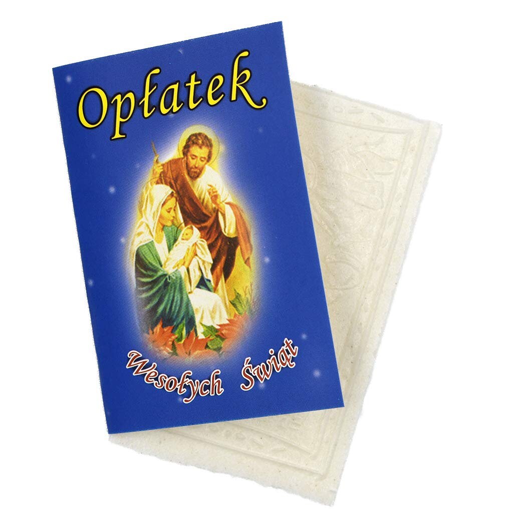 OPLATKI Set of 4 Polish Christmas Wafers With Hay and Carol - Etsy