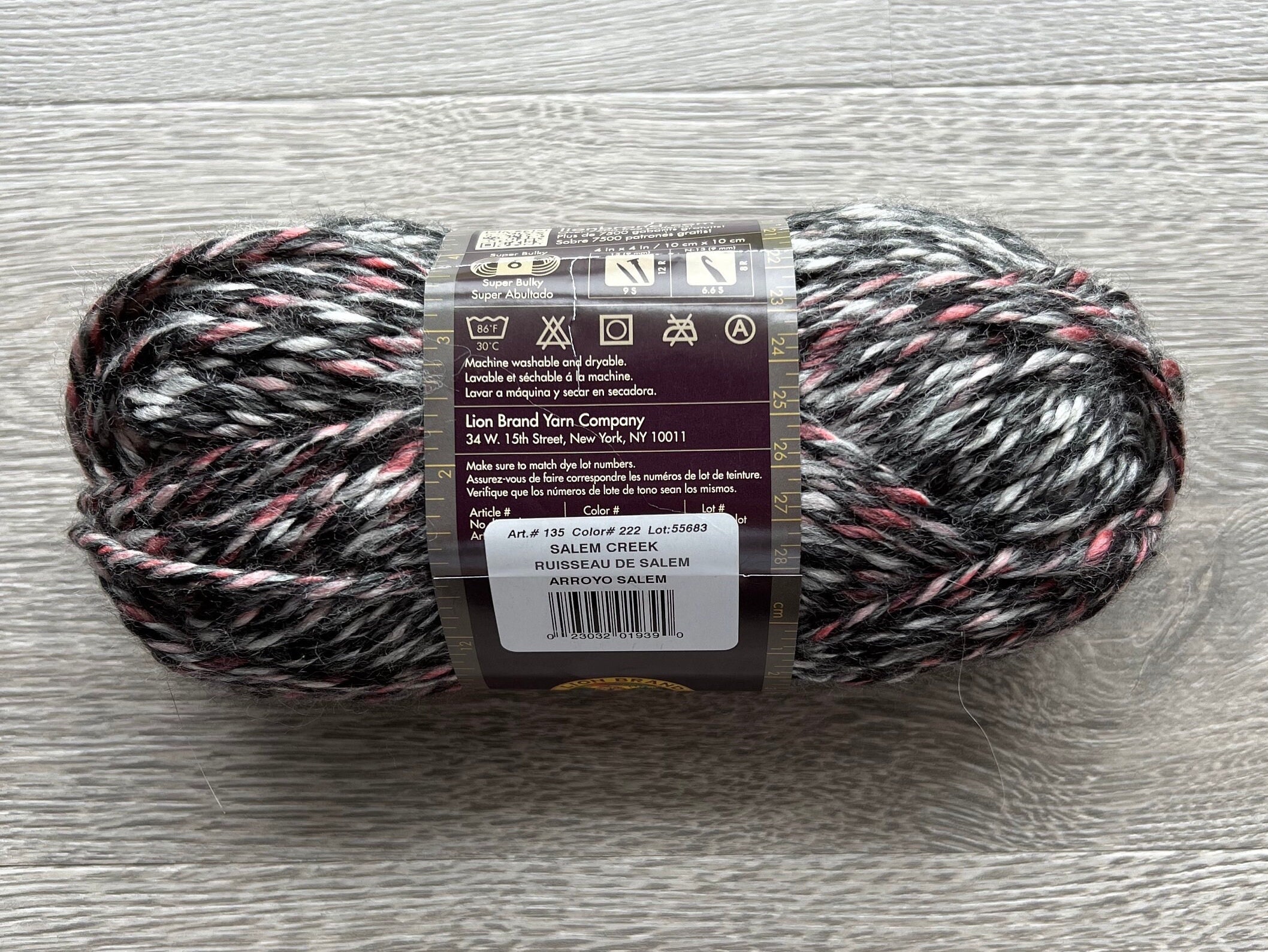 DESTASH | Lion Brand Hometown USA in Salem Creek #222 | 100% Acrylic ...