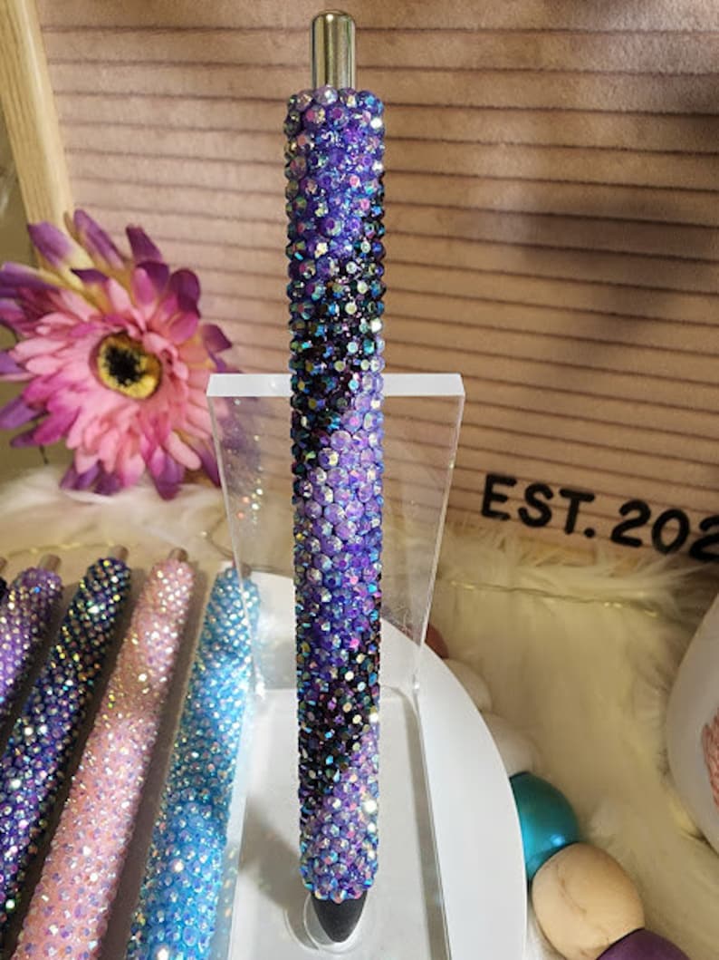 Rhinestone Pens - Etsy