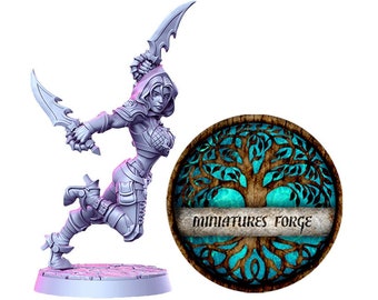 Rogue Miniature D&D RPG Tabletop Dungeons and Dragons Galaad Miniatures ...