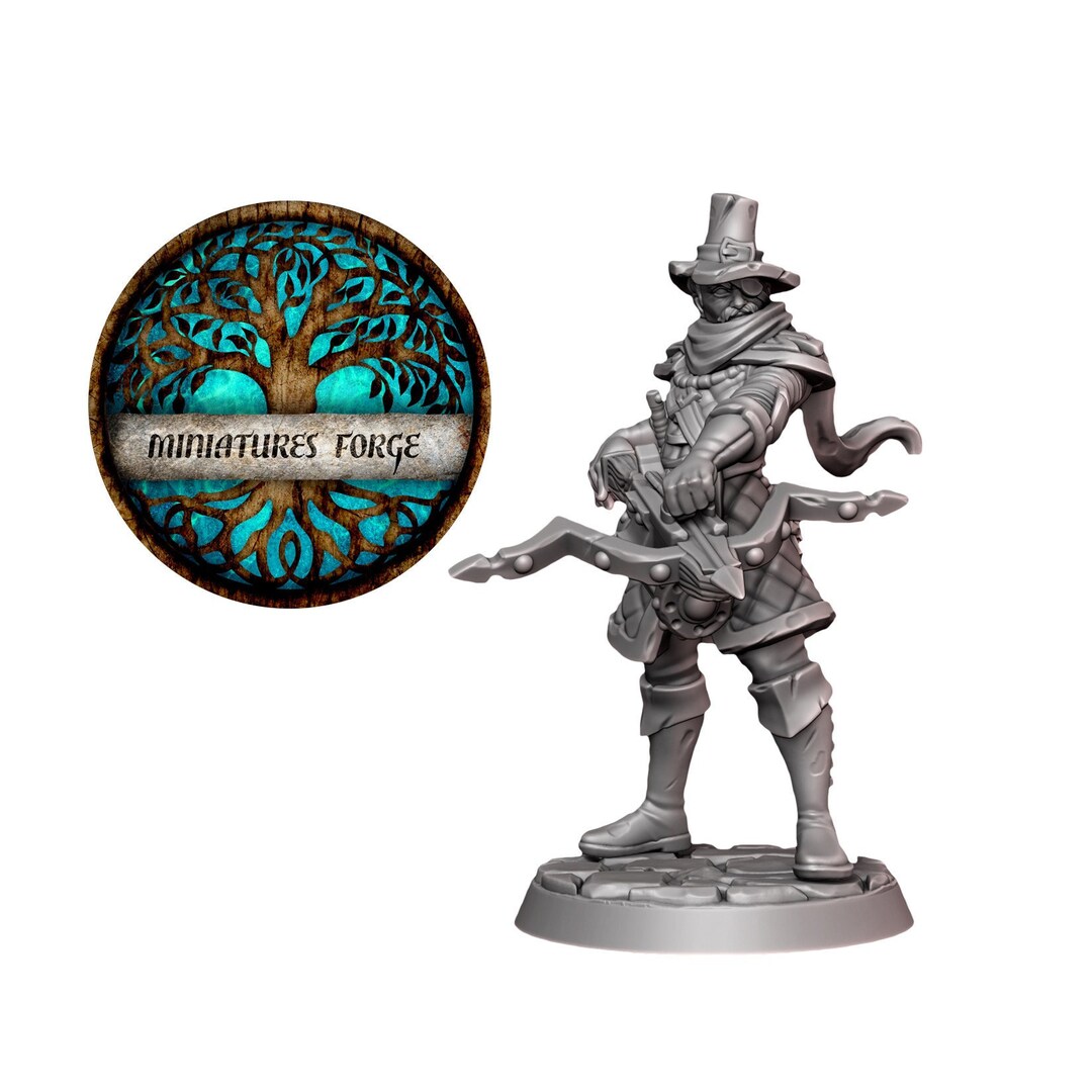 Gm Vampire Hunter Dungeons and Dragons Mini Ranger Hunter Archer ...