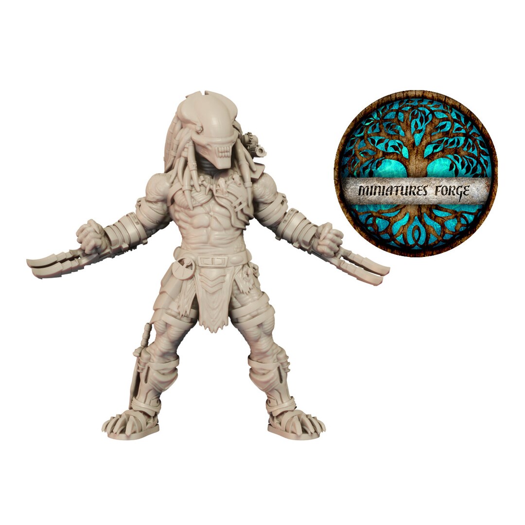 Pap the Skull Hunter Sergia Chala Miniature Dungeons and Dragons Mini ...