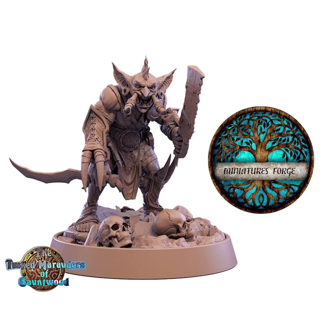 Db Goblin Gajnar Grasha Miniature Dungeons and Dragons Mini Rpg - Etsy