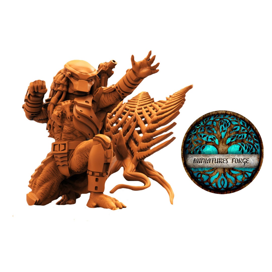 Pap Apex Skull Hunter Choke Lord A Dungeons and Dragons Mini Sc-fi ...